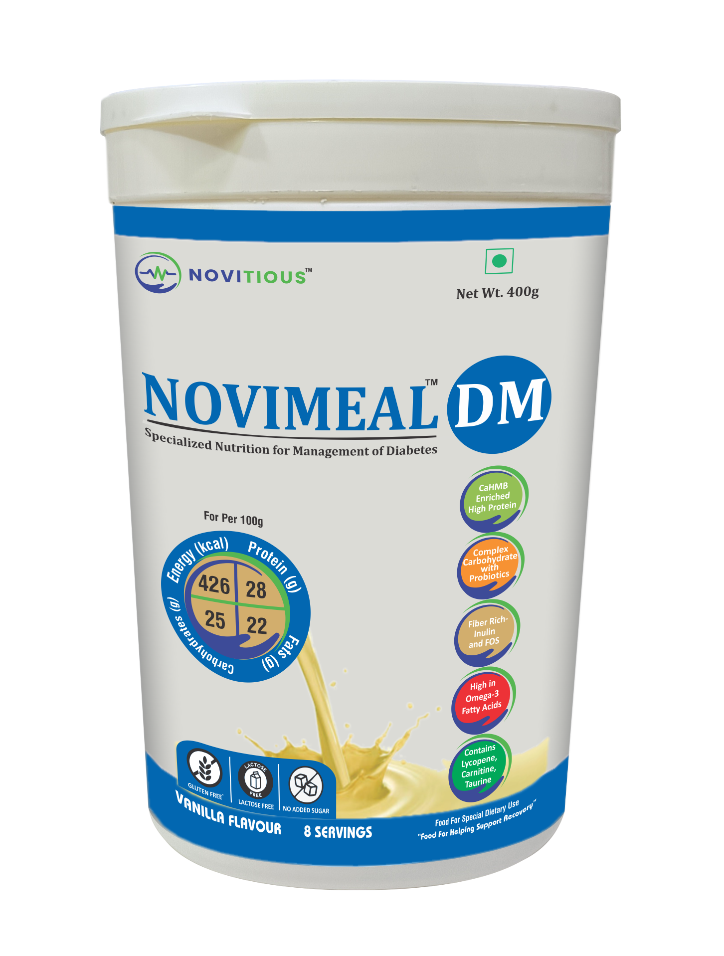 Novimeal DM - Enteral Nutrition - Novitious Pharma